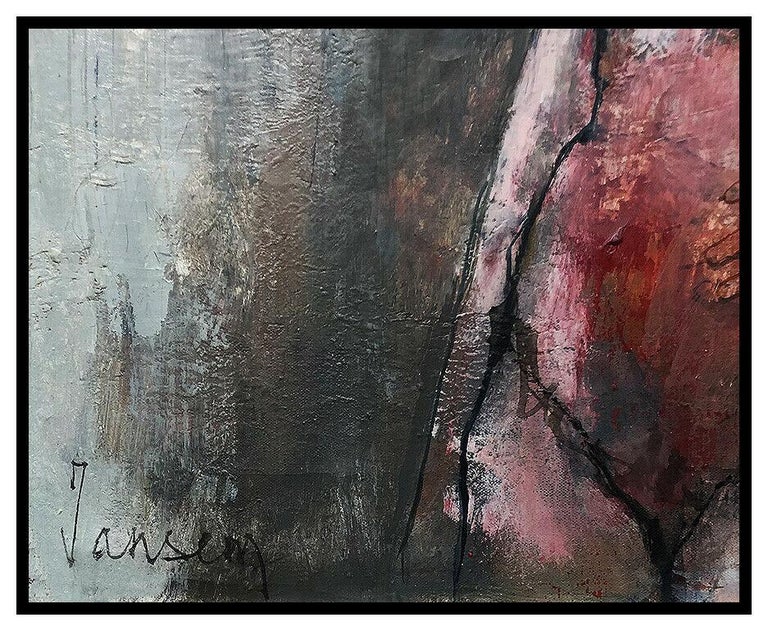 Jean Jansem - Jean Jansem Original Oil Painting On Canvas Female Dancer ...