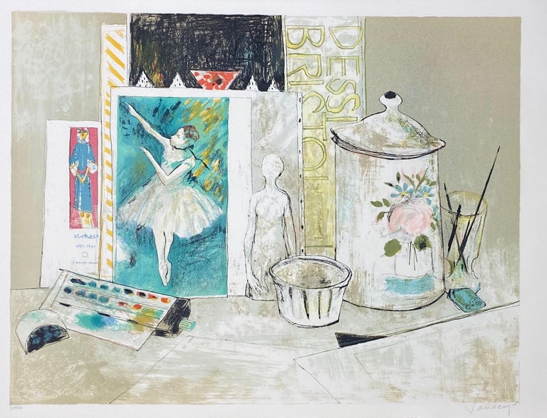 Jean Jansem - La petite danseuse, 1990, original lithograph by Jean ...