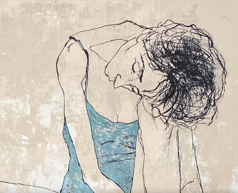 Jean Jansem - La tunique verte, 1999, original lithograph by Jean ...