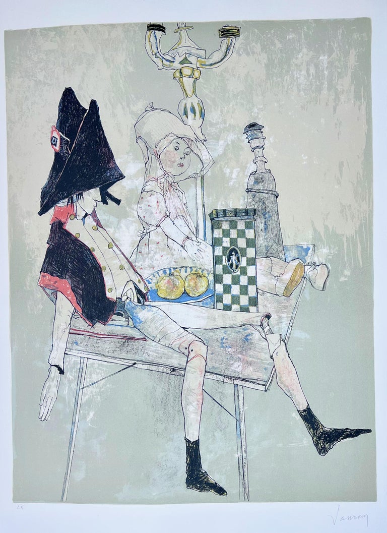 Jean Jansem - Le petit soldat, 1993, original lithograph by Jean Jansem ...