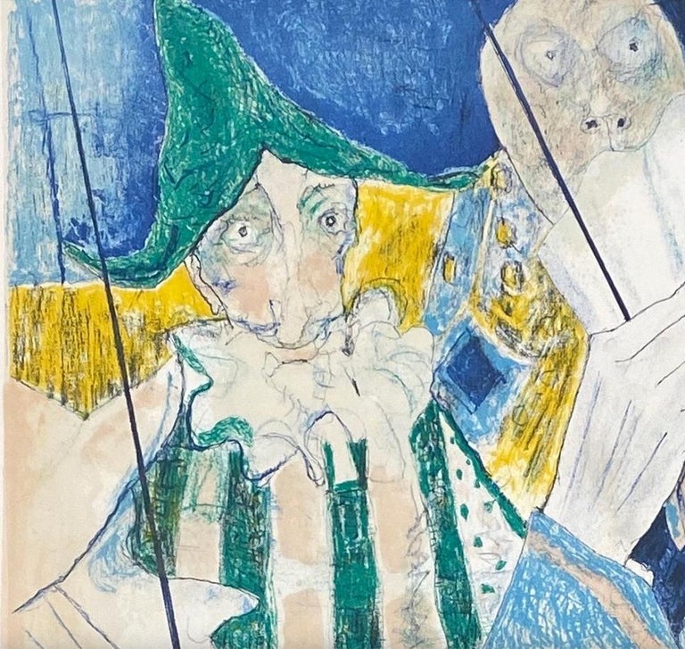 Jean Jansem - Les Acadiens, 1993, original lithograph by Jean Jansem ...