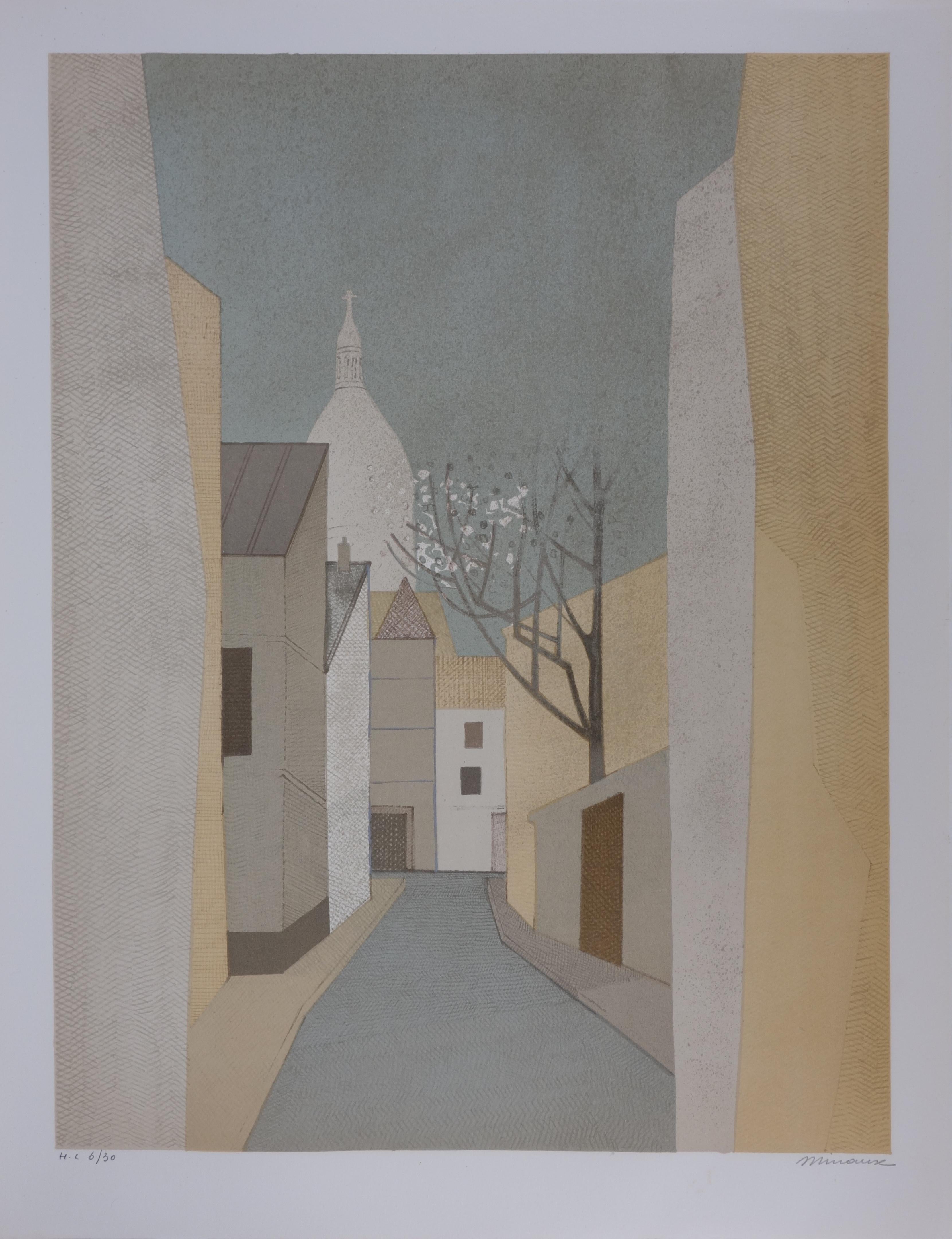 Jean Jansem - Paris : Sacré Coeur in Montmartre - Handsigned lithograph ...
