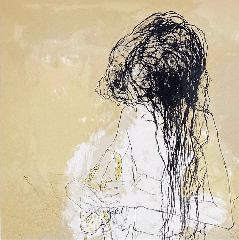 Jean Jansem - Petite danseuse aux cheveux défaits, 1991, original ...