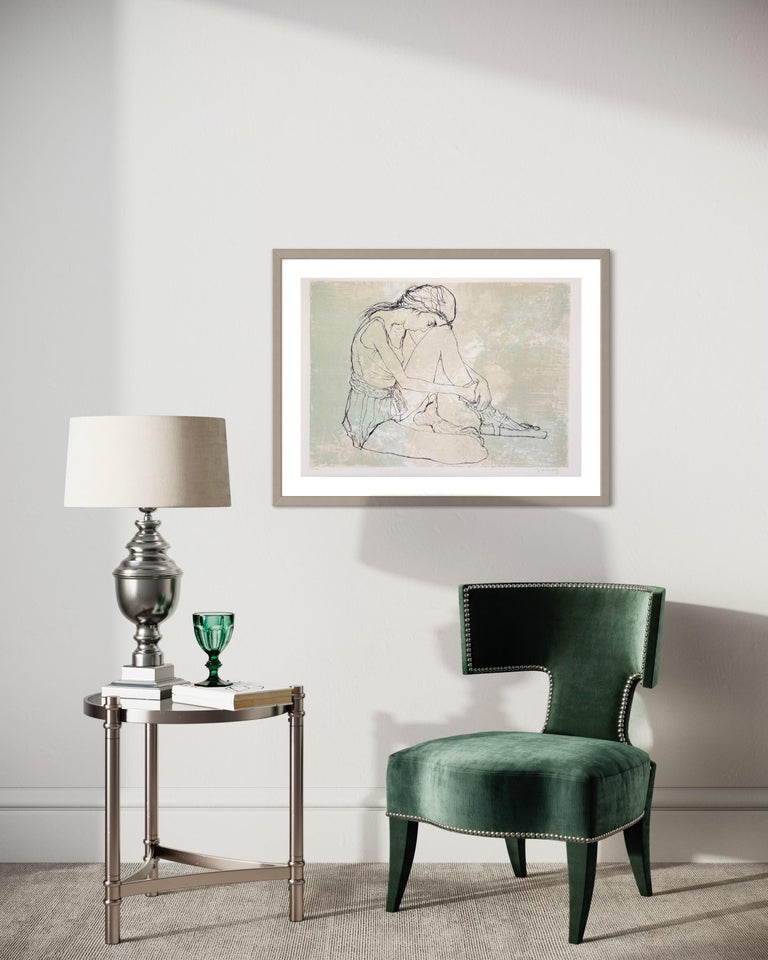 Jean Jansem - Repos, 1999, original lithograph by Jean Jansem ...