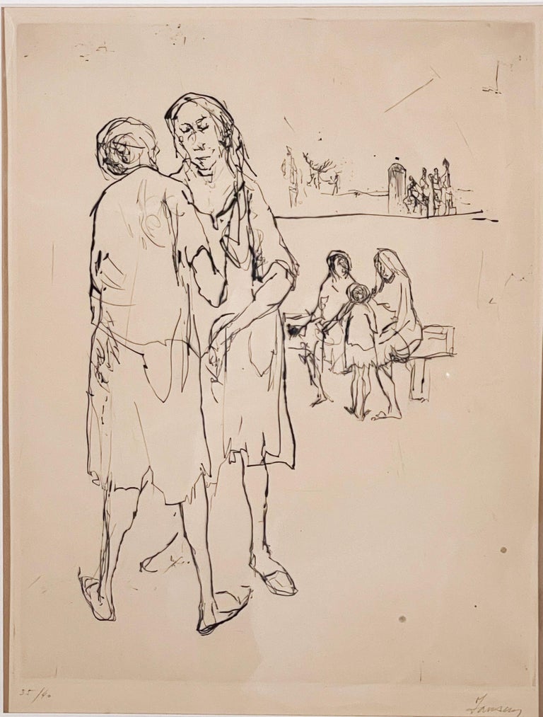 Jean Jansem - SUR LA PLACE For Sale at 1stDibs