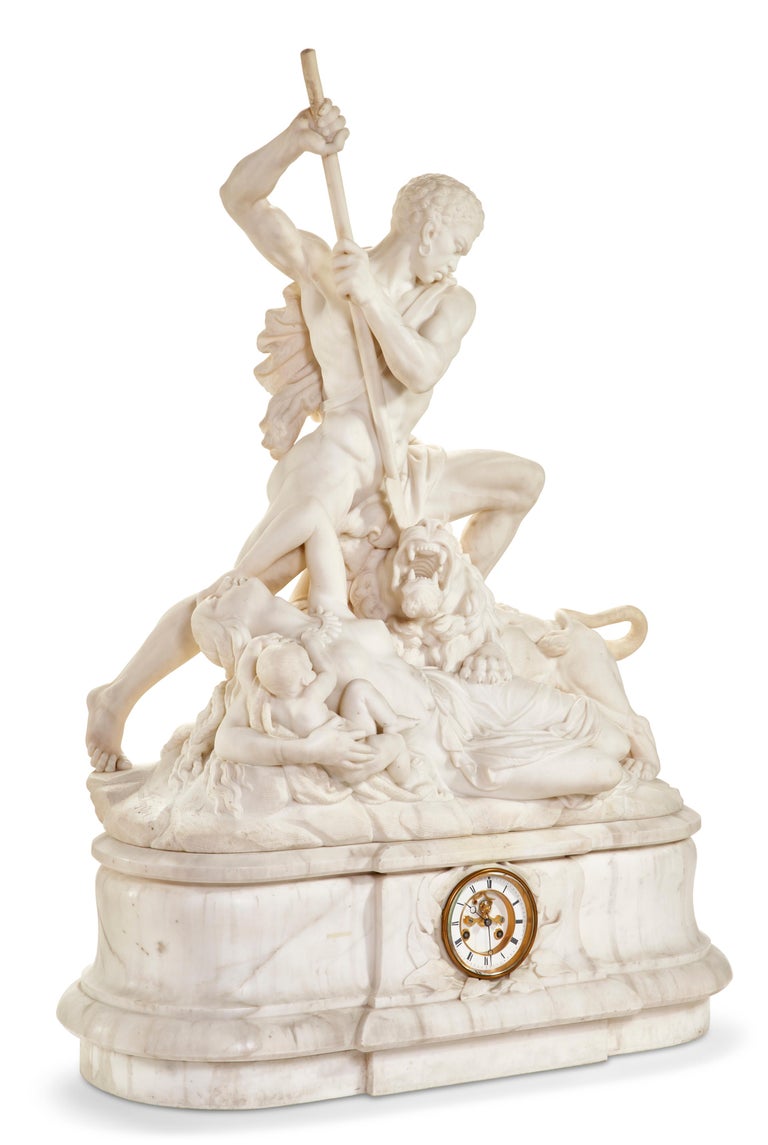 Jean-Joseph Jacquet - An Exceptional White Marble Figural Sculpture ...