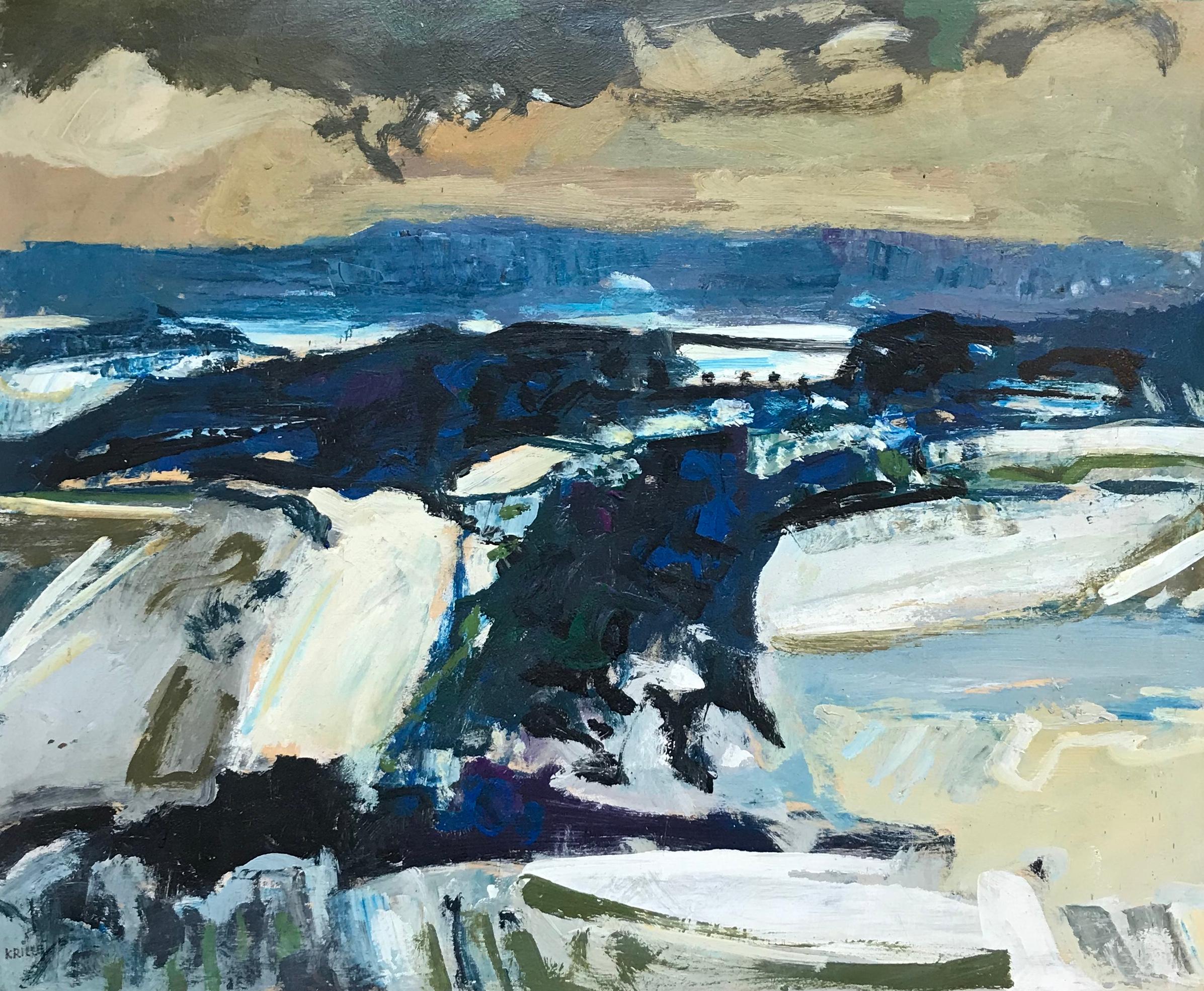 Henri Vincent Gilliard - Mountain's landscape For Sale at 1stDibs