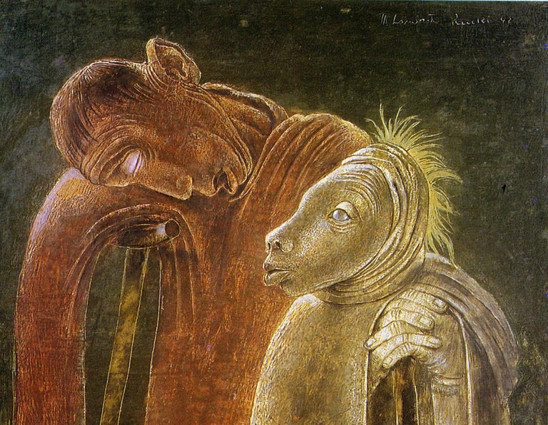 Jean Lambert-Rucki Painting, Les Aveugles, 1942 For Sale at 1stDibs