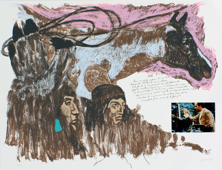 Jean Le Gac - "Untitled" serigraph with color photo by Jean Le Gac from ...
