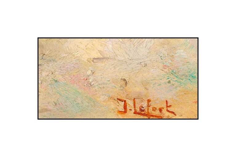 Jean Lefort - Jean Lefort Original Oil Painting On Canvas Female ...