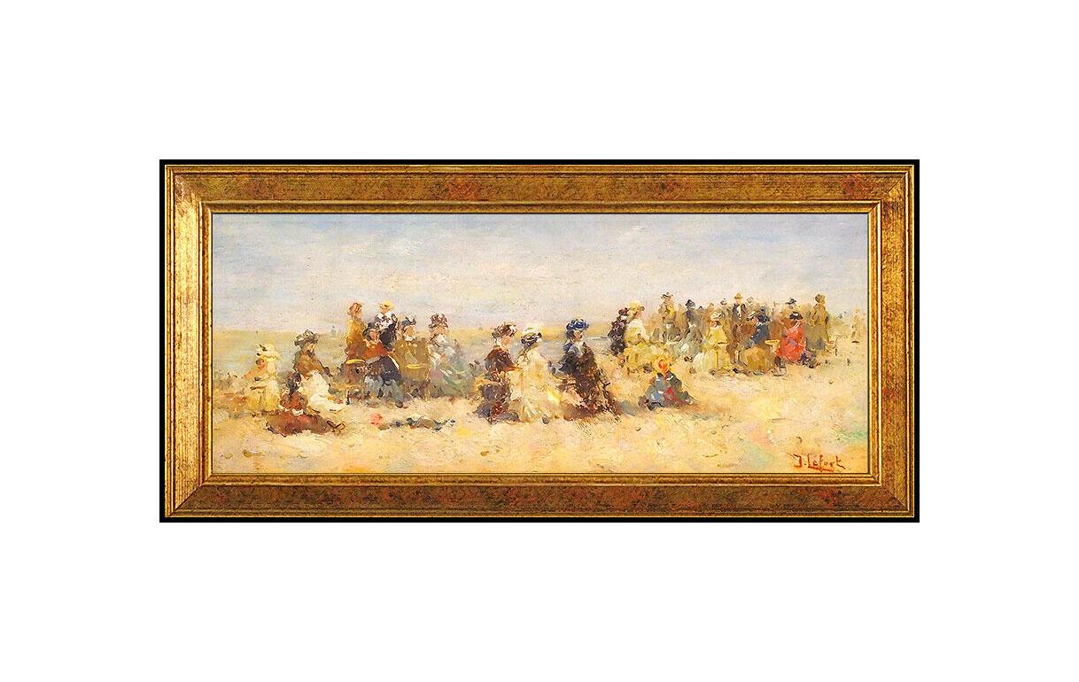Jean Lefort - Jean Lefort Original Oil Painting On Canvas Female ...