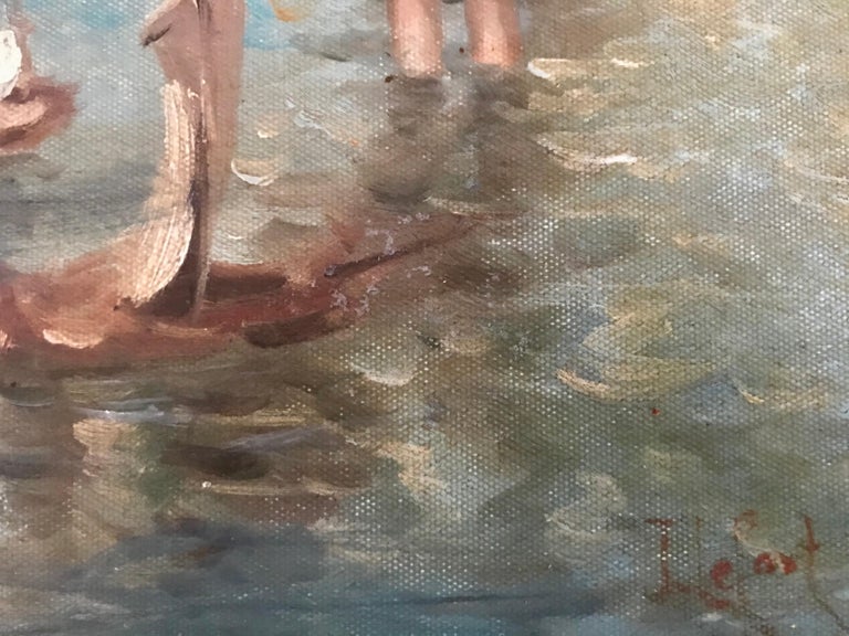 Jean Lefort - “The Toy Sailboat” at 1stDibs