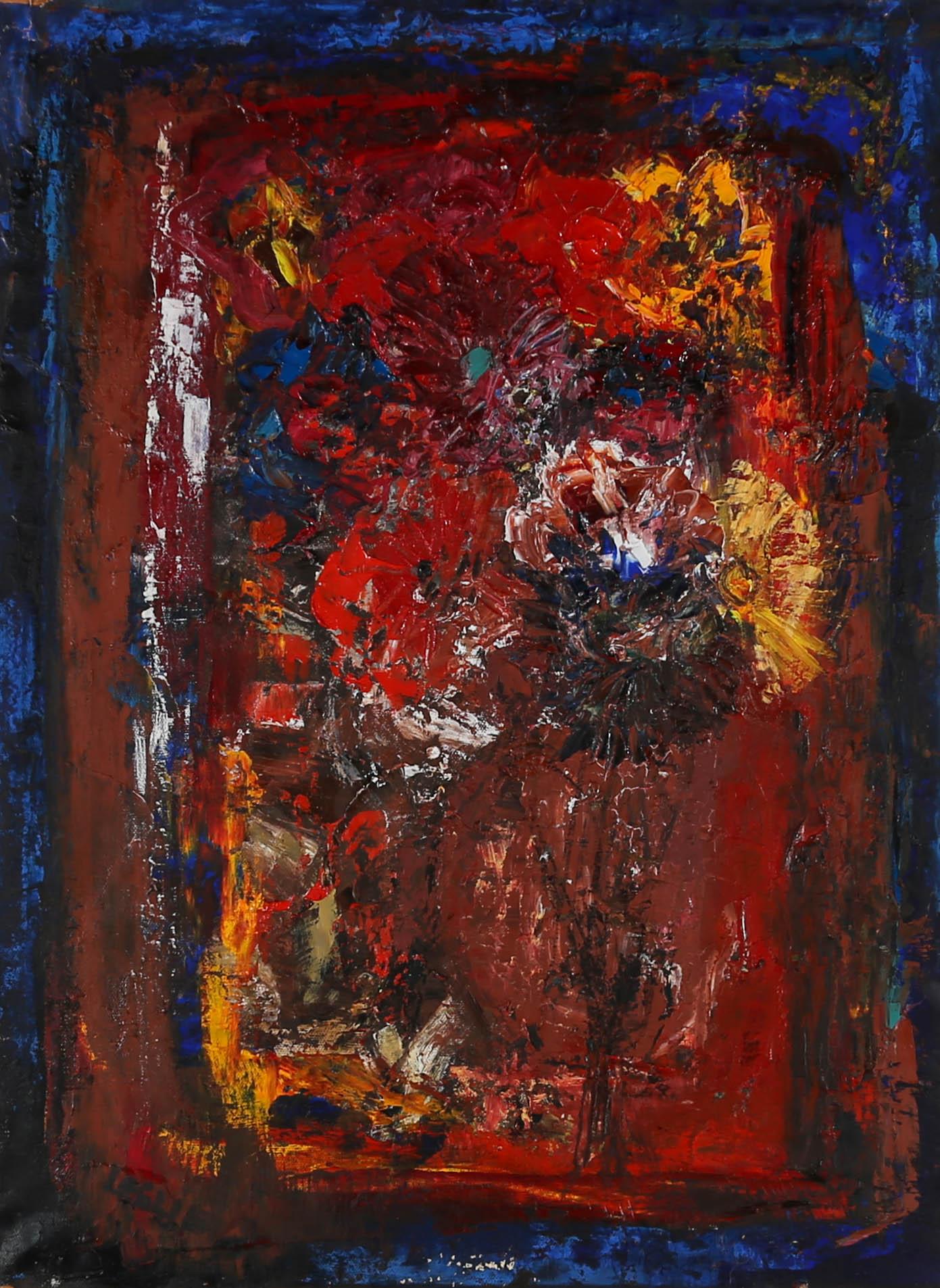 Jean Leslie - Jean Leslie (fl.1954-1978) - 20th Century Oil, Flowers By ...