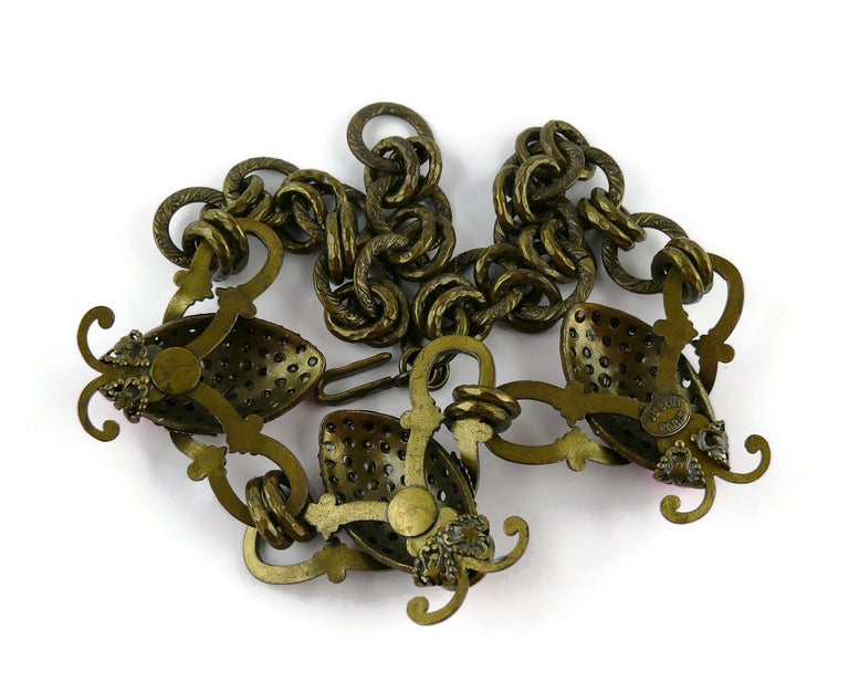 Jean Louis Blin Vintage Jewelled Ladybugs Necklace For Sale at 1stDibs