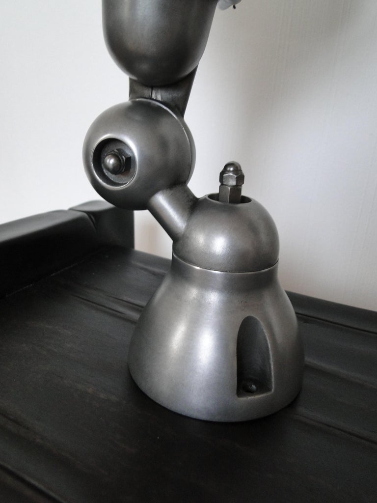 Jean Louis Domecq Jielde Vintage Pair Sconces Graphit Lamp Lyon France Wall Lamp For Sale at 1stDibs