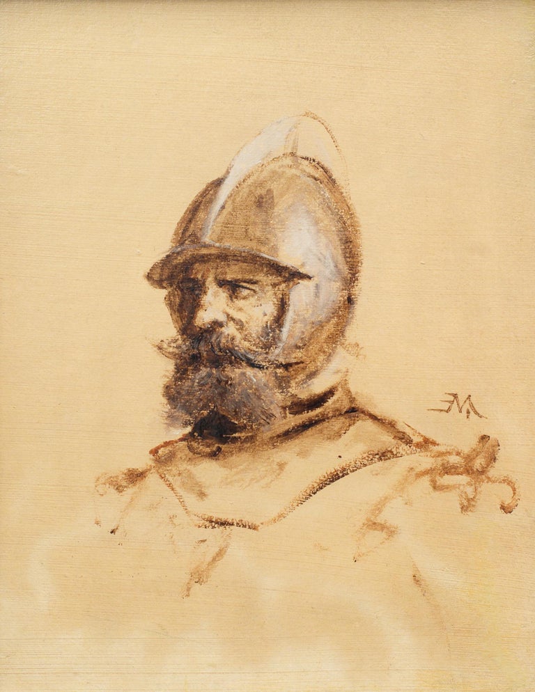 Jean-Louis-Ernest Meissonier - Head of a Soldier by Ernest Meissonier ...