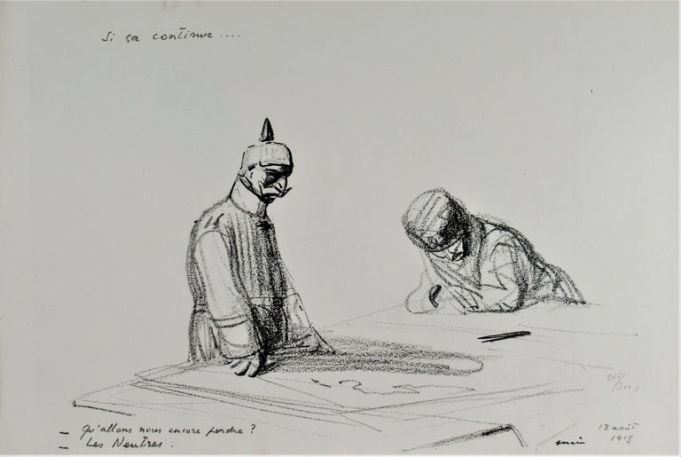 Jean Louis Forain - Si Ca Continue For Sale at 1stDibs