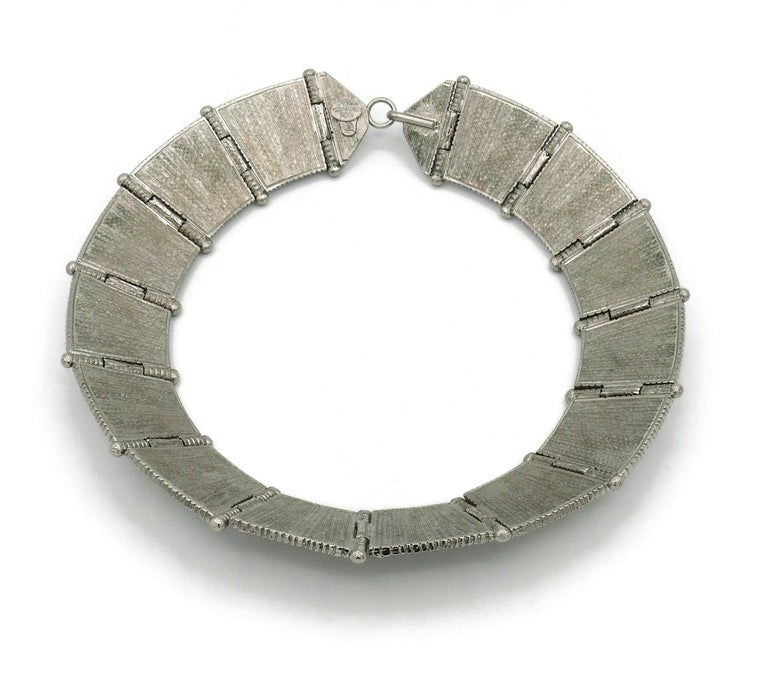 Jean Louis Scherrer Vintage Jewelled Art Deco Design Collar Necklace ...