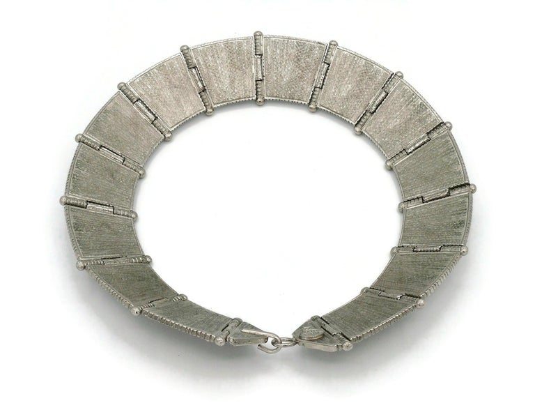 Jean Louis Scherrer Vintage Jewelled Art Deco Design Collar Necklace ...