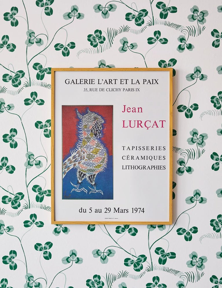Jean Lurçat Vintage Exhibition Poster, France, 1975 at 1stDibs