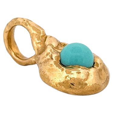 14 Karat Yellow Gold South Africa Krugerrand 1975 Coin Rope Chain at ...