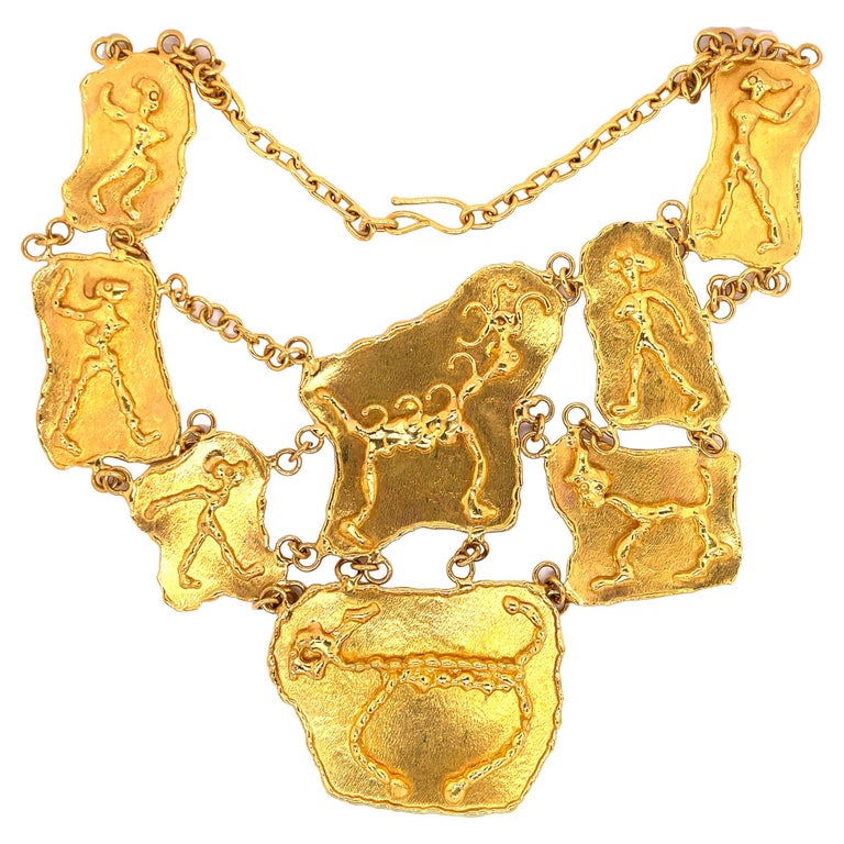 Jean Mahie Charming Monsters Necklace For Sale at 1stDibs