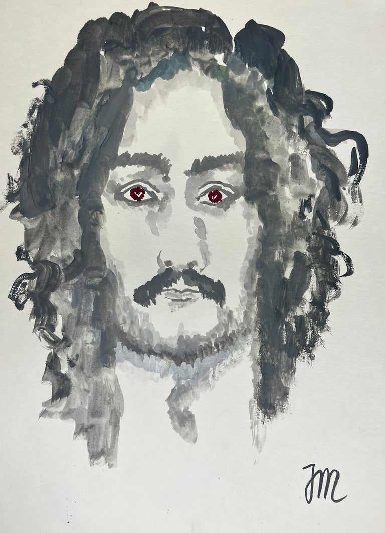 Jean Marc - 20th CENTURY FRENCH MODERNIST PAINTING - red eye man For ...