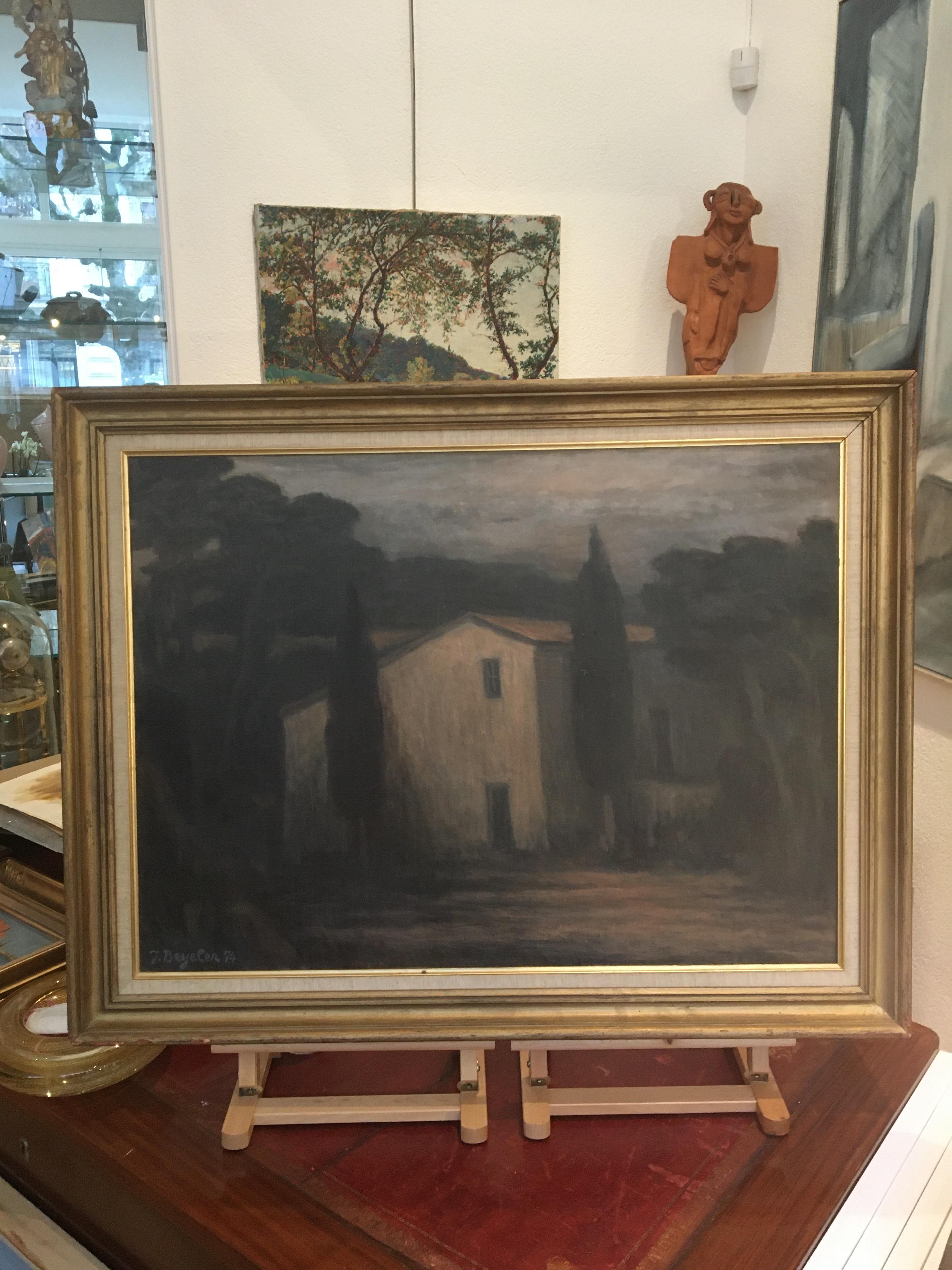 Jean Maurice Beyeler - Mas in Provence, pines and cypresses For Sale at ...