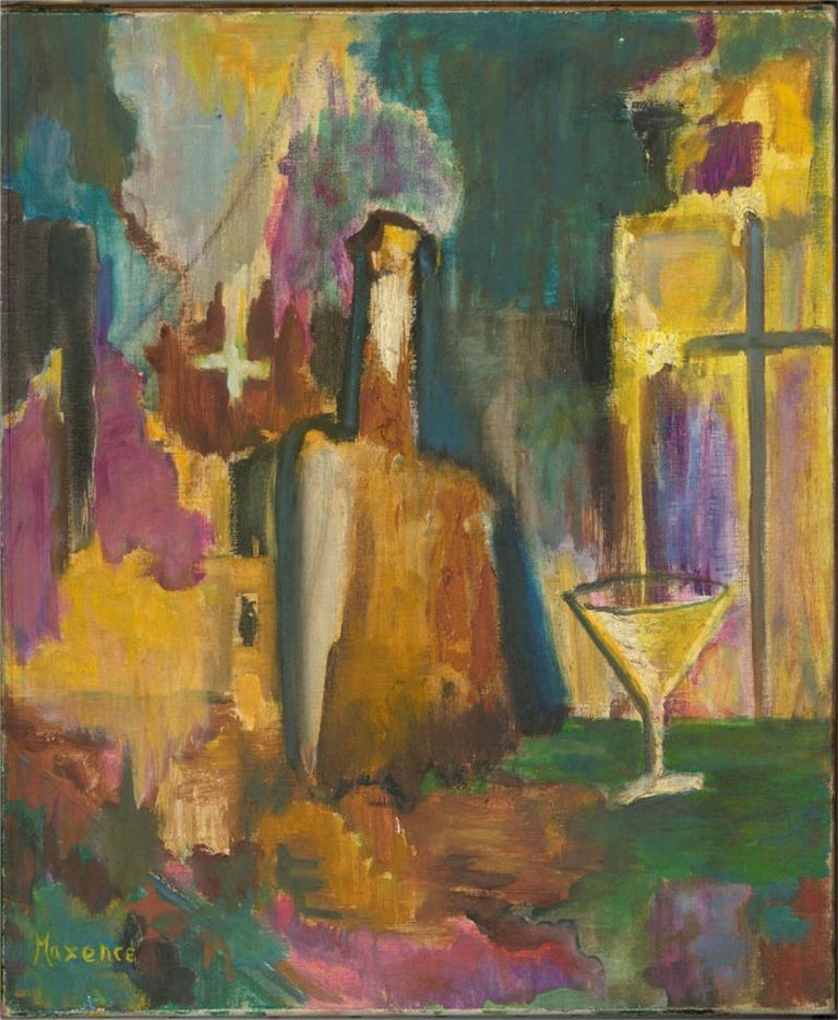 Jean Maxence - Jean Maxence - 1967 Oil, Dream Of An Evening In ...