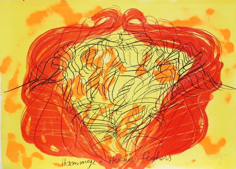 Jean Messagier - Homage a Hercule Seghers For Sale at 1stDibs