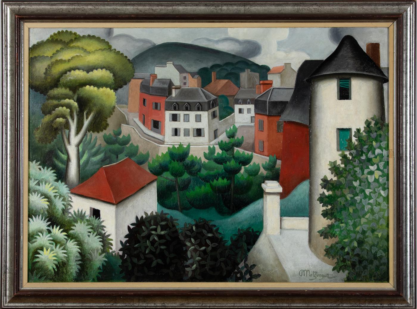 Jean Metzinger - Paysage de banlieue boisée by Jean Metzinger - Cubist ...