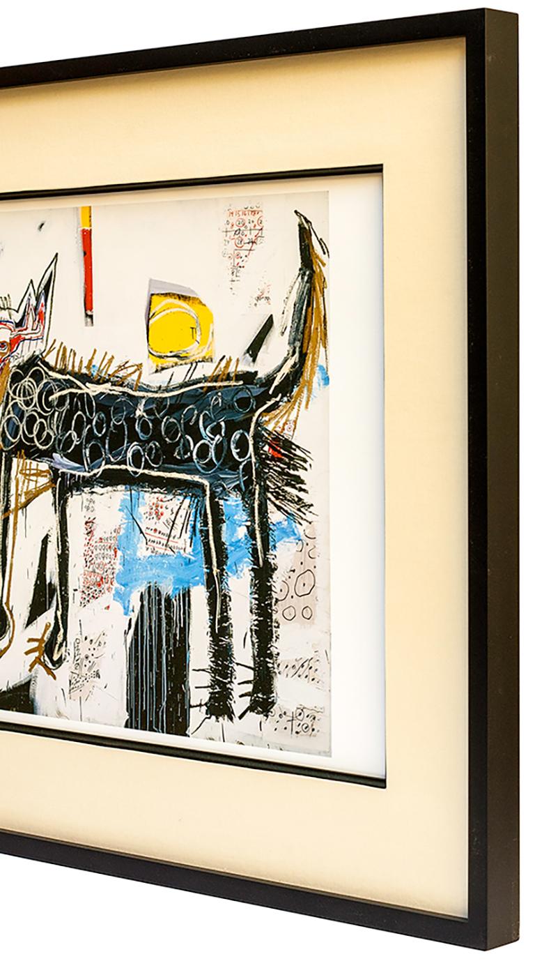 Jean-Michel Basquiat - Jean Michel Basquiat Part Wolf Reproduction ...