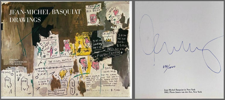 Jean-Michel Basquiat - Limited edition monograph, hand signed and ...
