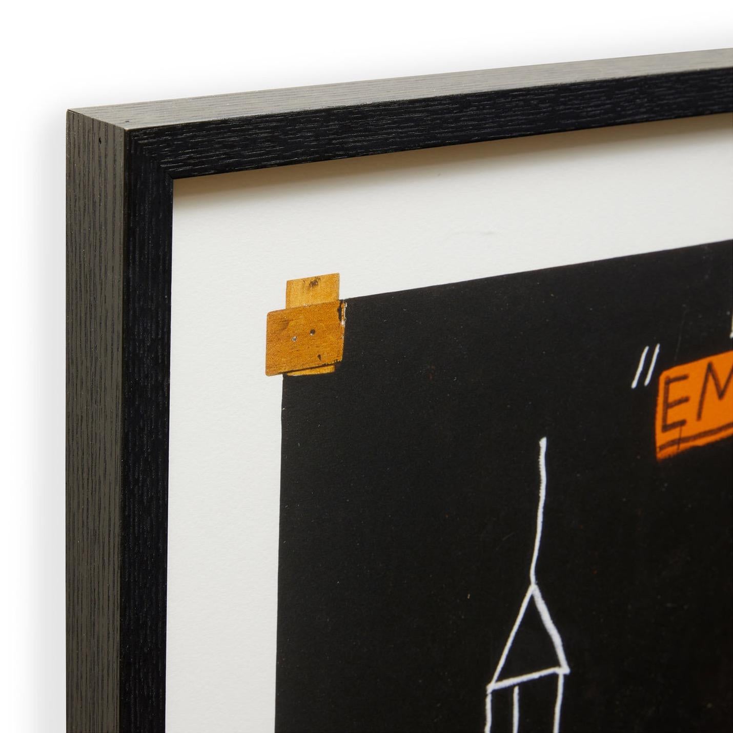 Jean-Michel Basquiat - Jean-Michel Basquiat - Mecca Framed Print For Sale at 1stDibs