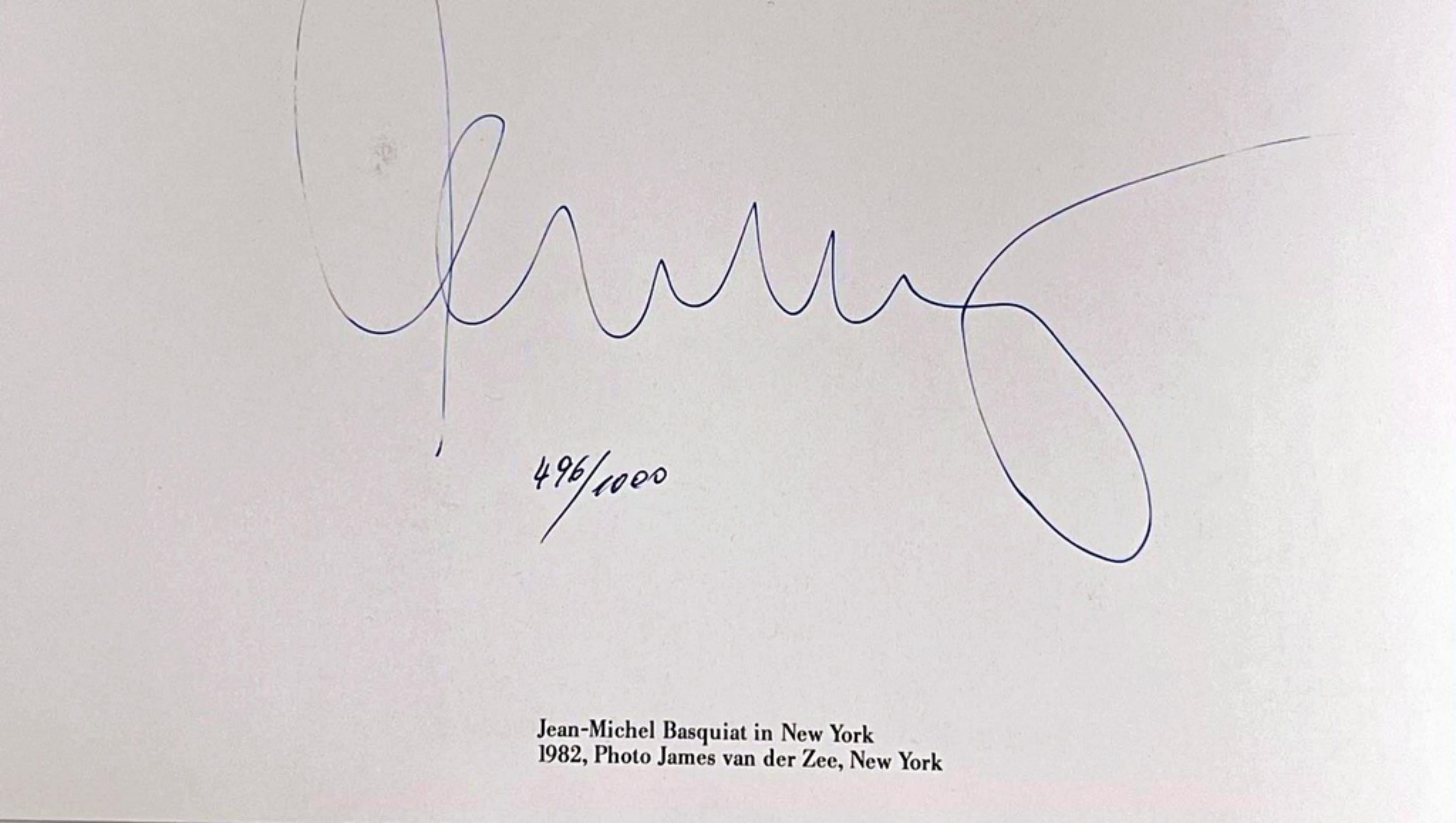 Jean-Michel Basquiat - Limited edition monograph, hand signed and ...