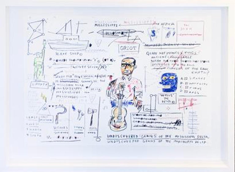 after Jean-Michel Basquiat - Undiscovered Genius, 1982-83/2019 ...