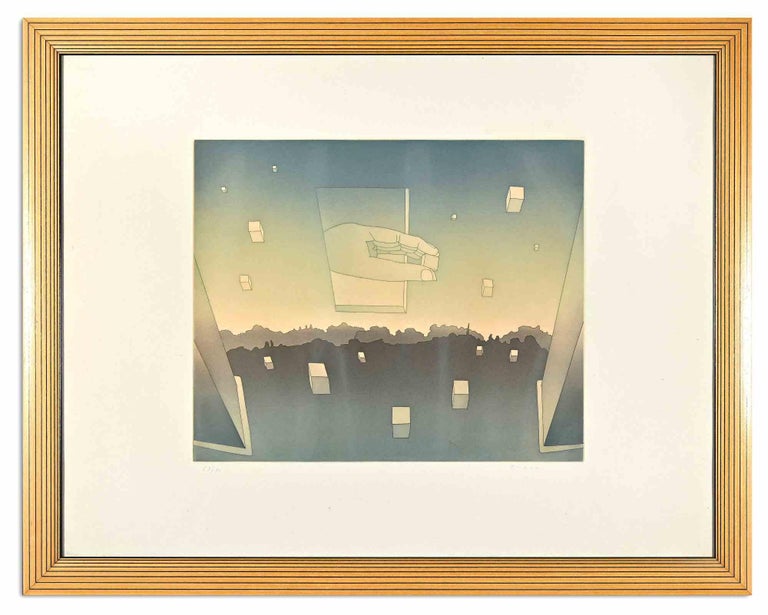 Jean Michel Folon - Demain (Tomorrow) - Original Etching by Jean Michel ...