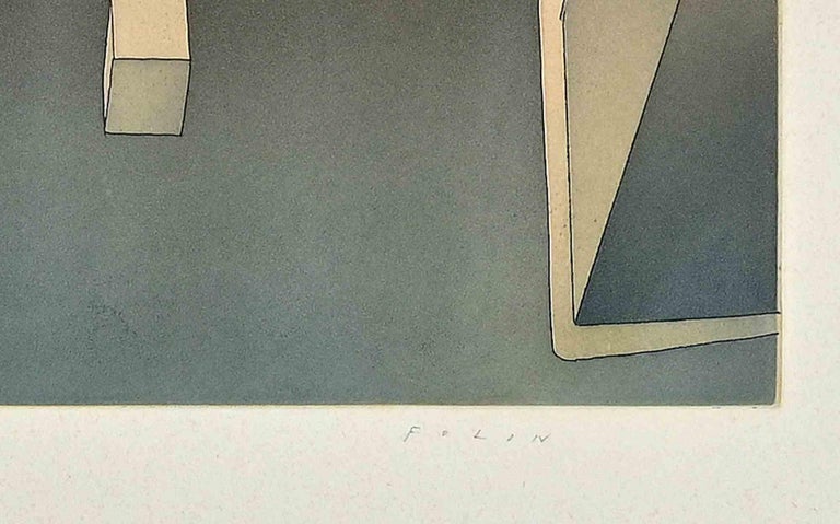 Jean Michel Folon - Demain (Tomorrow) - Etching by Jean Michel Folon ...