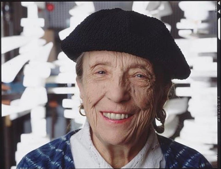 Jean-Michel Voge - Louise Bourgeois in her Studio, New York City, Woman ...