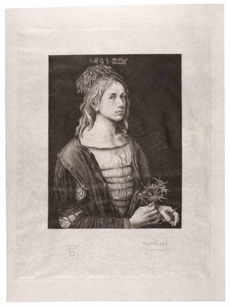 Jean Patricot - Portrait of a Young M - Etching and Drypoint by J ...
