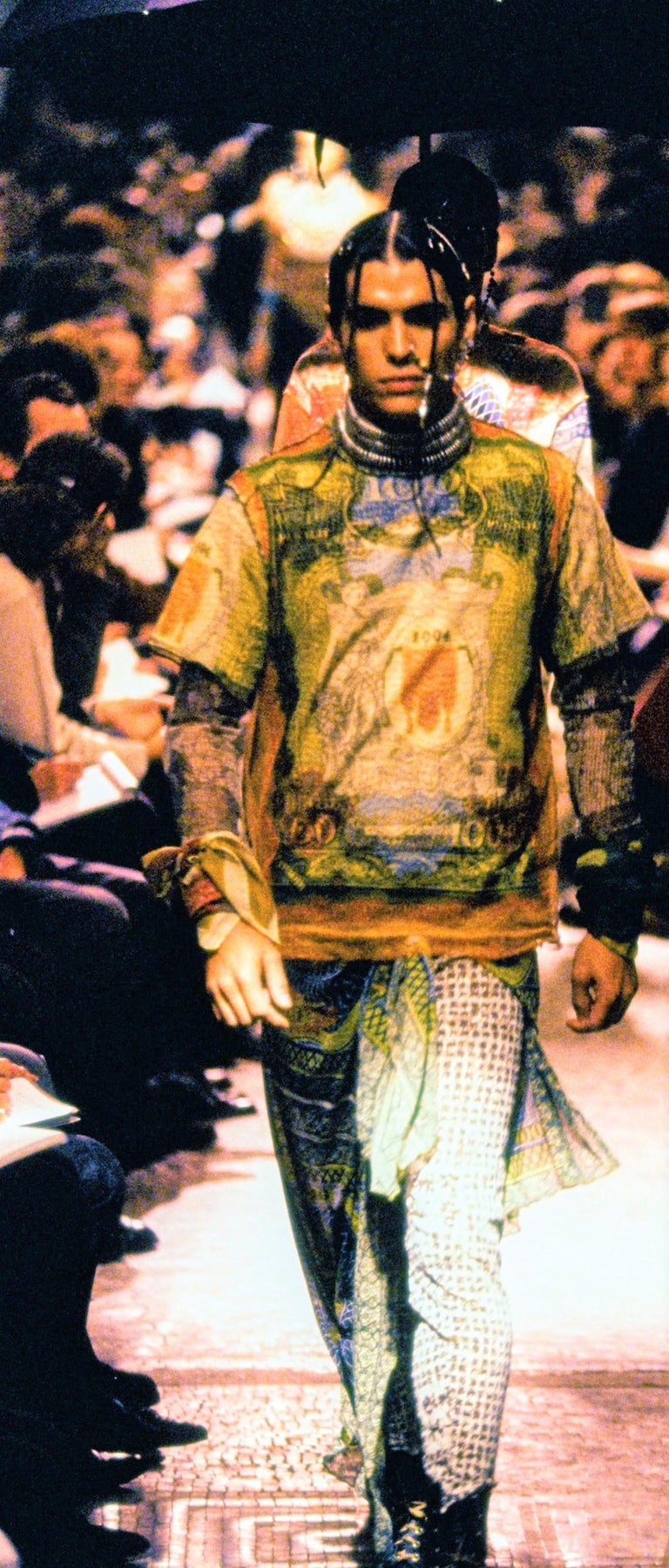Jean Paul GAULTIER 1999 Baroque Sculpture Money Dollar 1994 T-shirt Top ...