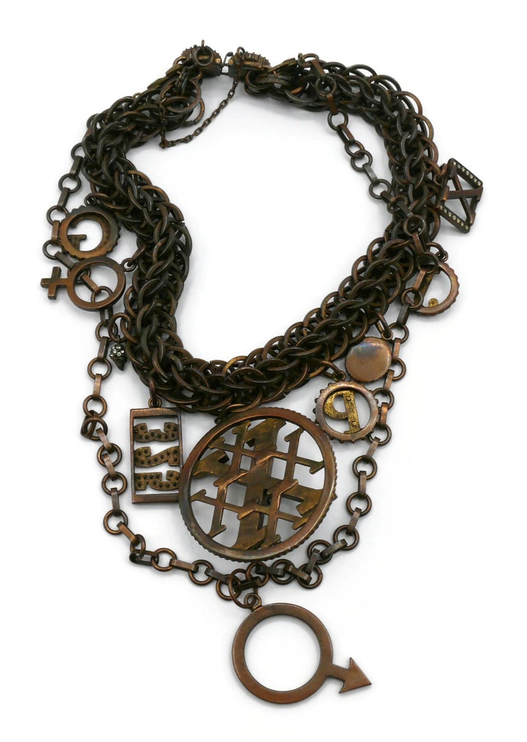 JEAN PAUL GAULTIER Charm Necklace For Sale at 1stDibs