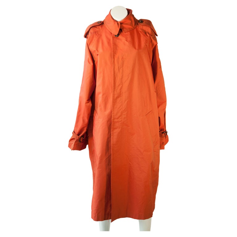 Jean Paul Gaultier Coral Trench Coat For Sale at 1stDibs