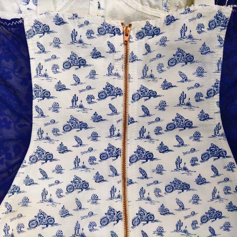 Jean Paul Gaultier Corset Lace Vintage Motorcycle Motor Pin Up Vintage ...