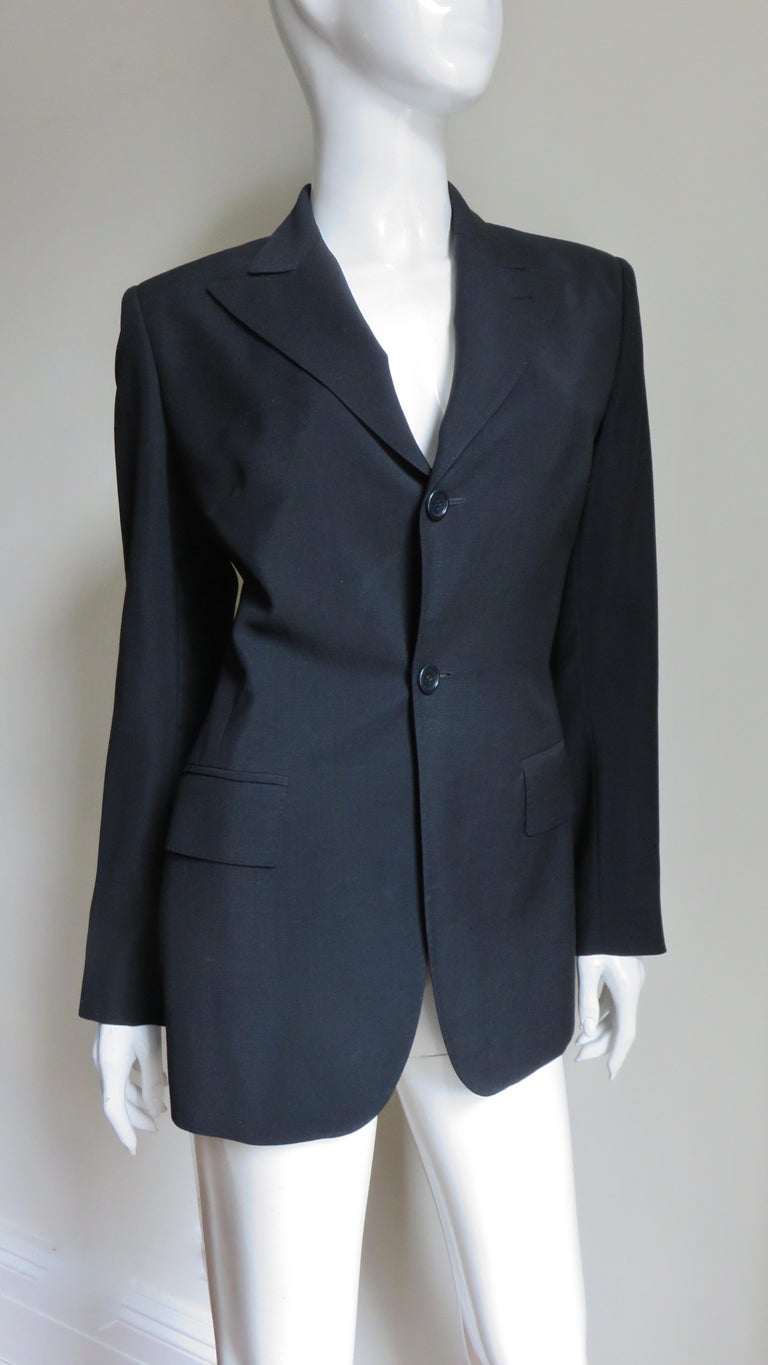 Jean Paul Gaultier Cut Out Back Blazer at 1stDibs