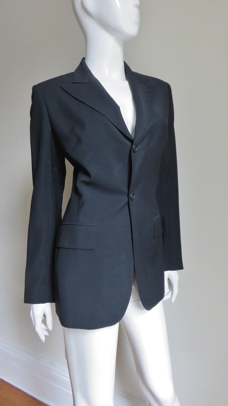 Jean Paul Gaultier Cut Out Back Blazer at 1stDibs