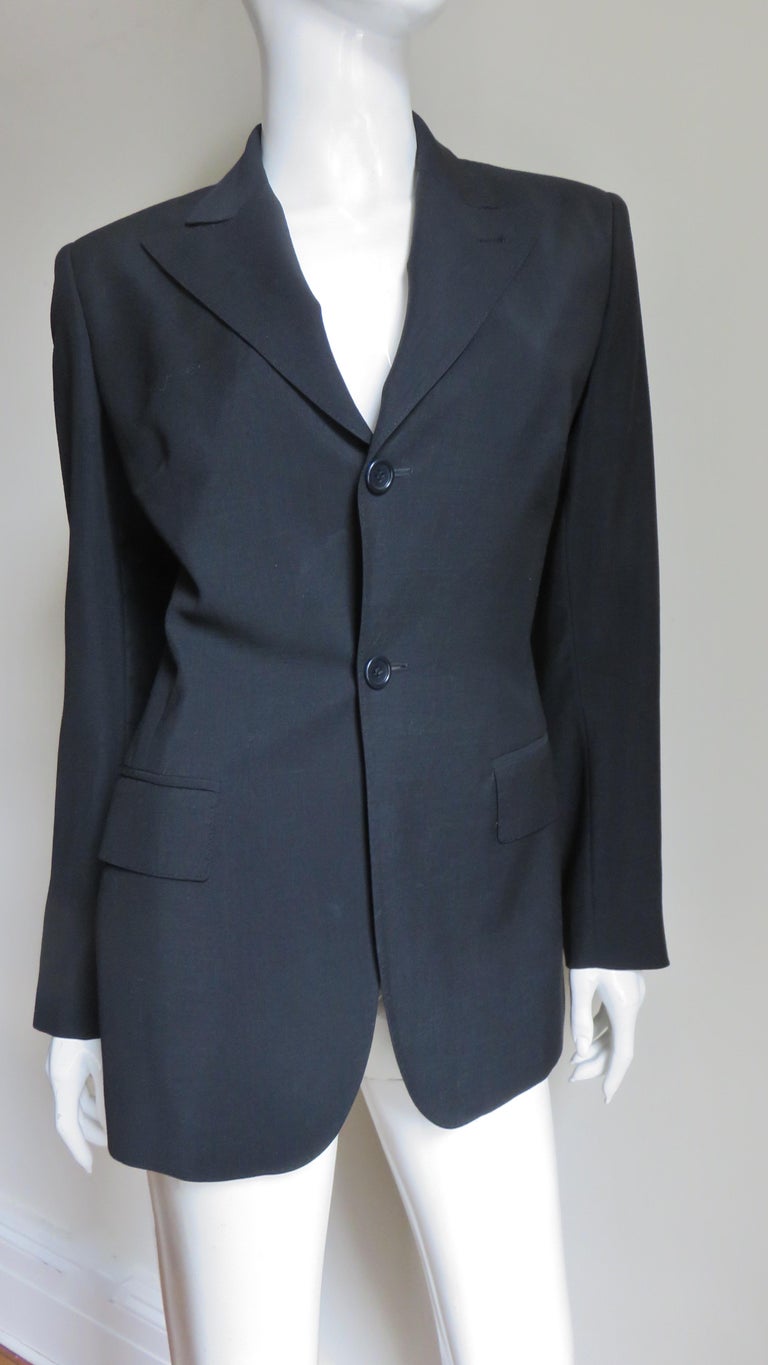 Jean Paul Gaultier Cut Out Back Blazer at 1stDibs