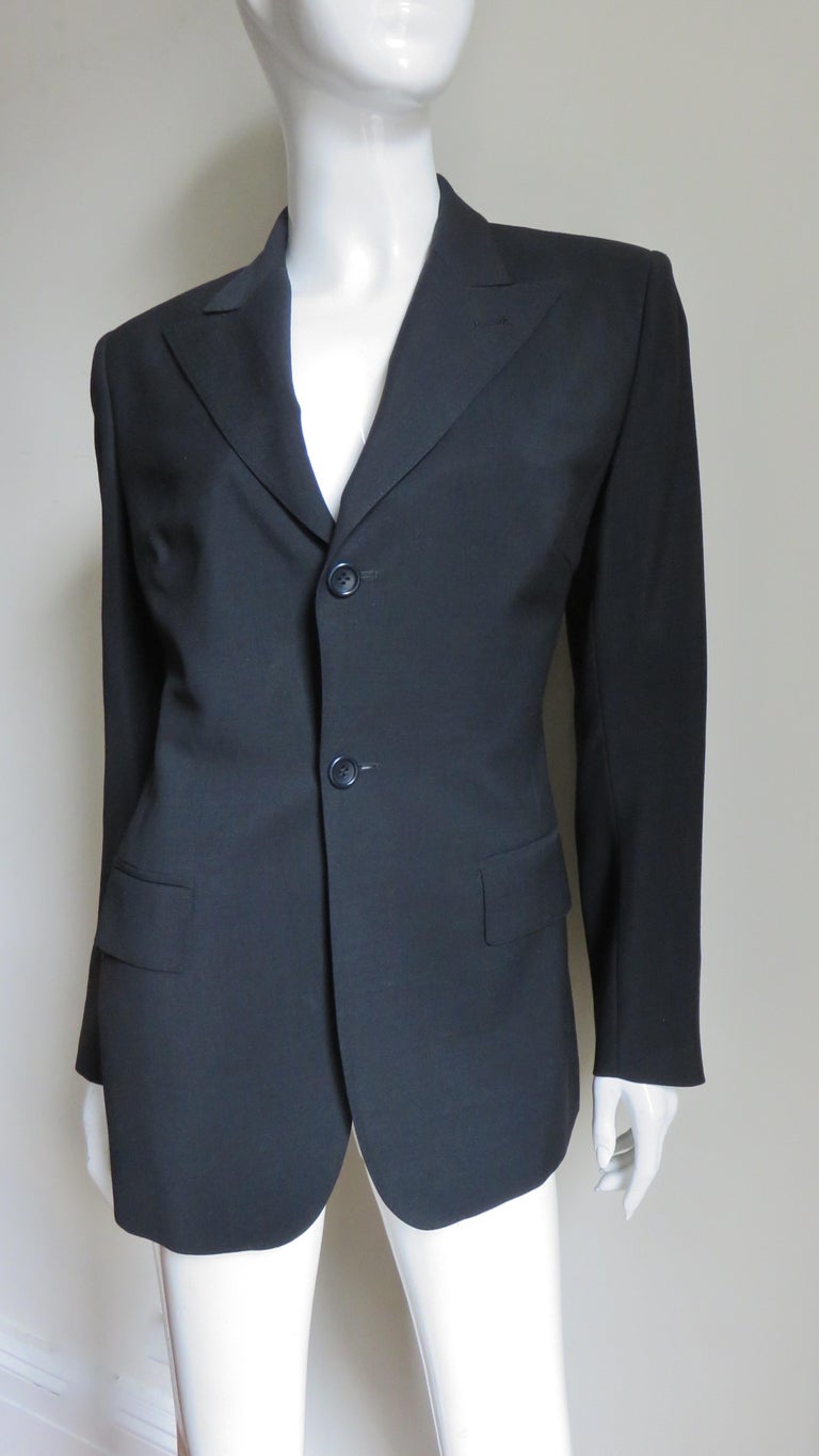 Jean Paul Gaultier Cut Out Back Blazer at 1stDibs