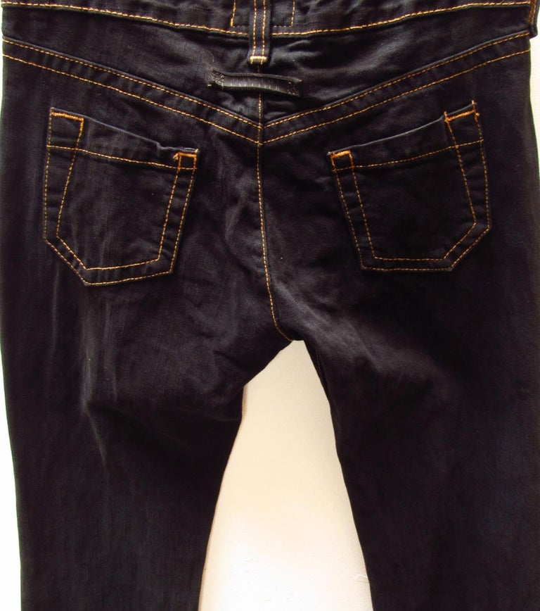 Jean Paul Gaultier Dark Denim Jeans For Sale at 1stDibs
