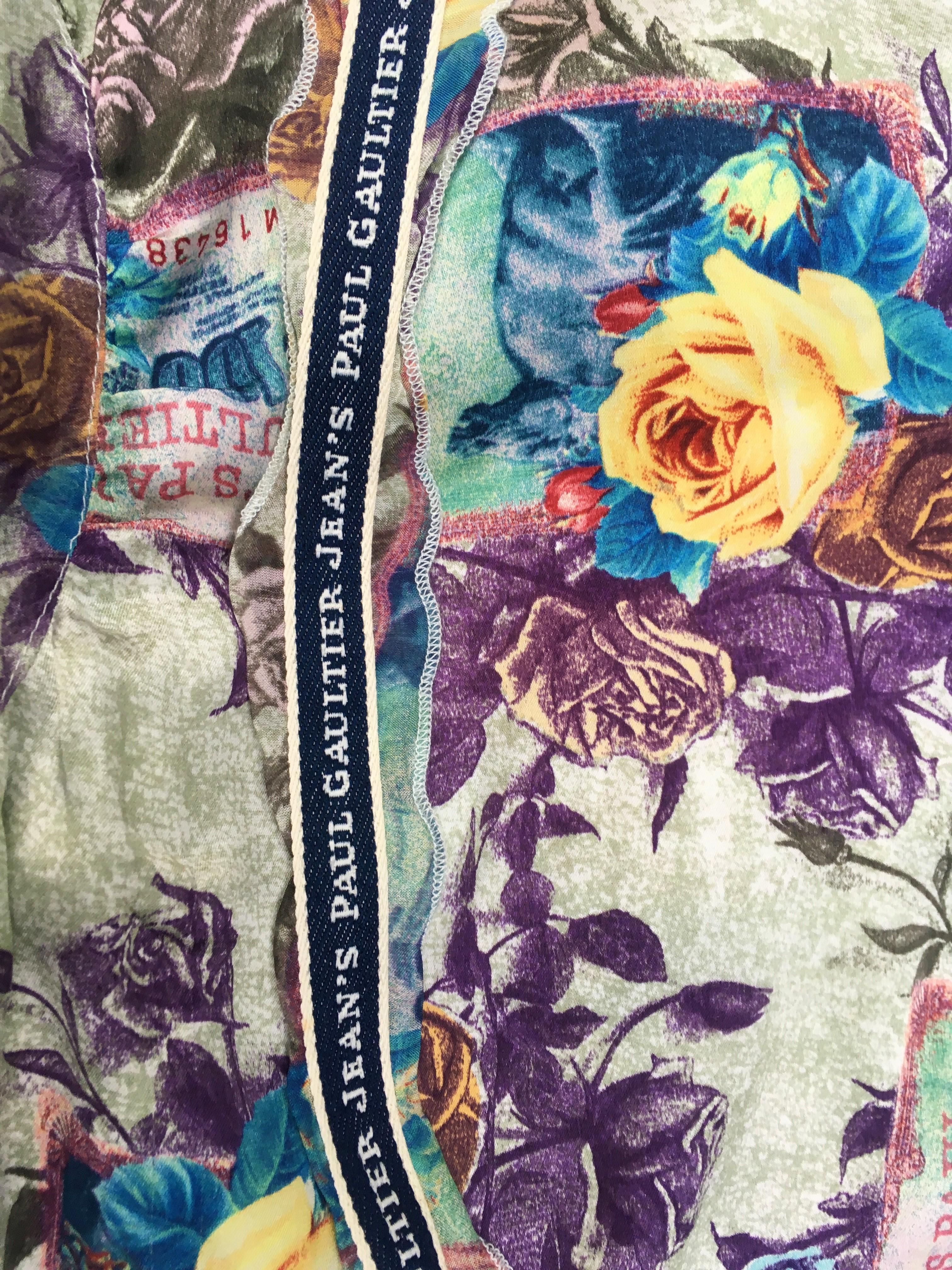 Jean Paul Gaultier Dollar Money Bank Note Vintage Evening 90s y2k Rose ...